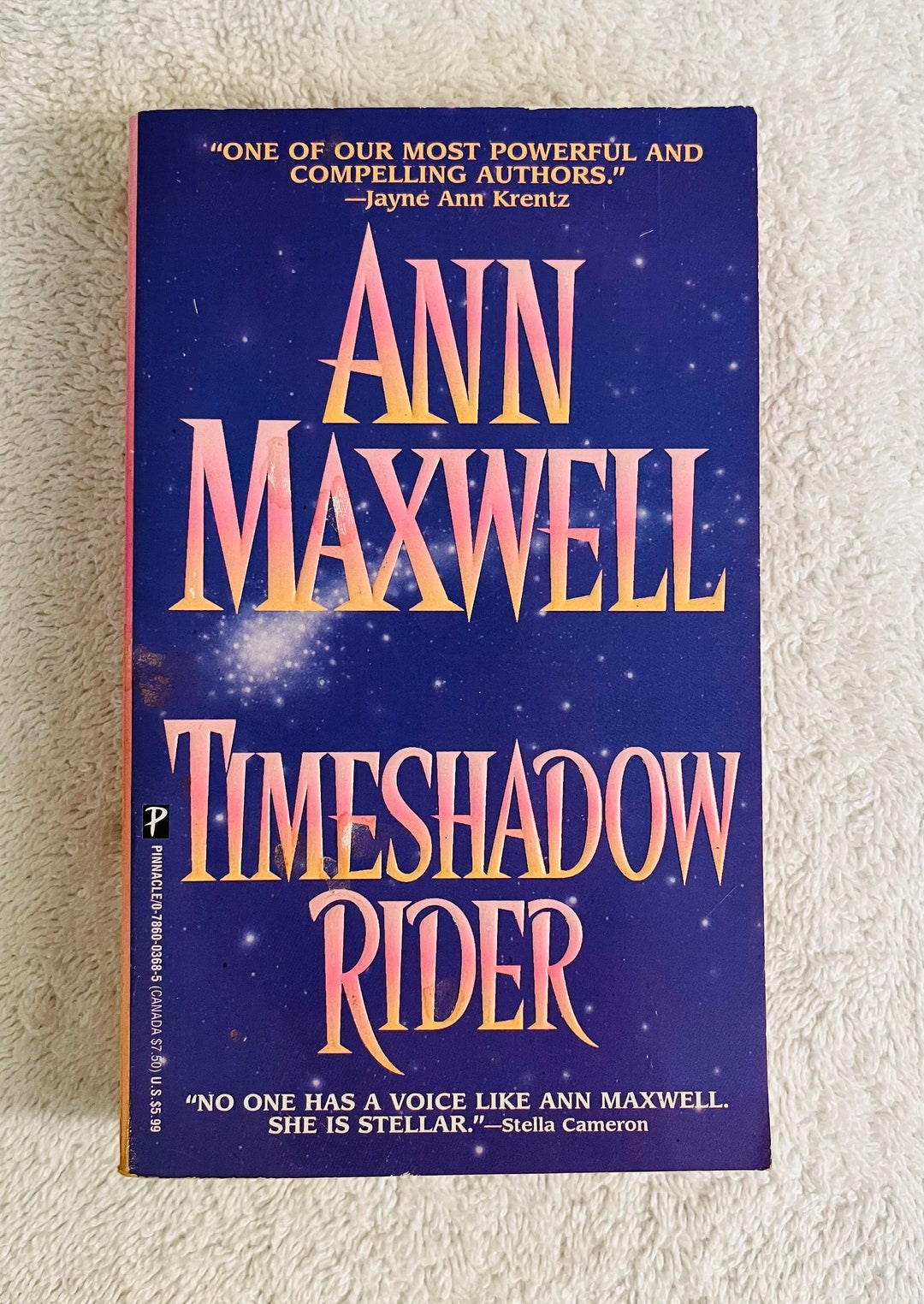 ANN MAXWELL - Timeshadow Rider - 1997 Paperback First Printing - Etsy