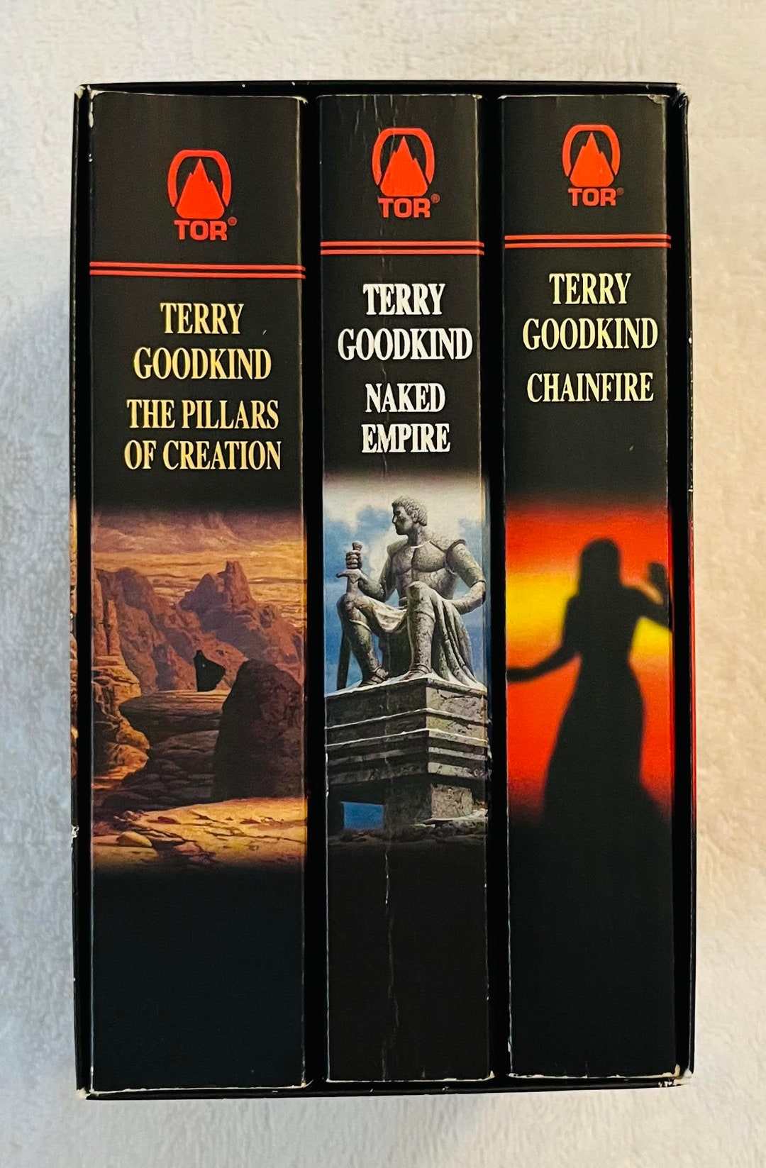 TERRY GOODKIND Sword of Truth Series Boxed Set of Three Paperbacks ...