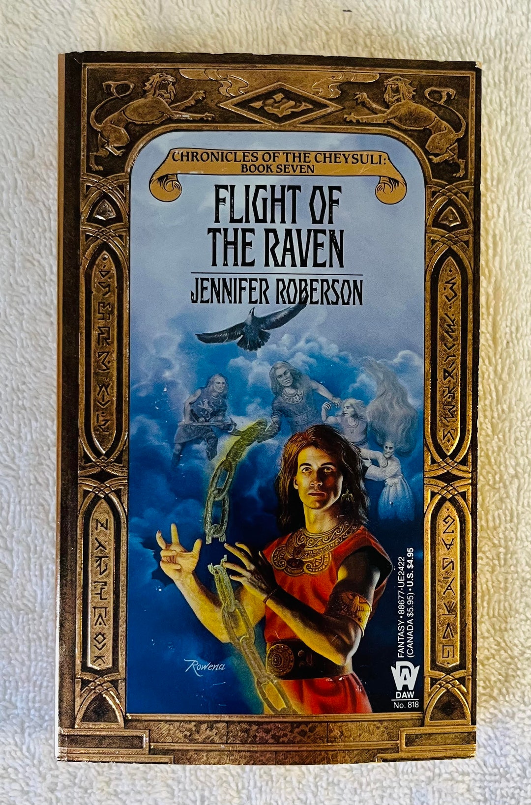 JENNIFER ROBERSON Flight of the Raven 1990 First Printing Paperback ...