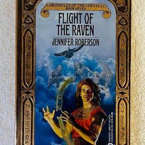 JENNIFER ROBERSON Flight of the Raven 1990 First Printing Paperback ...