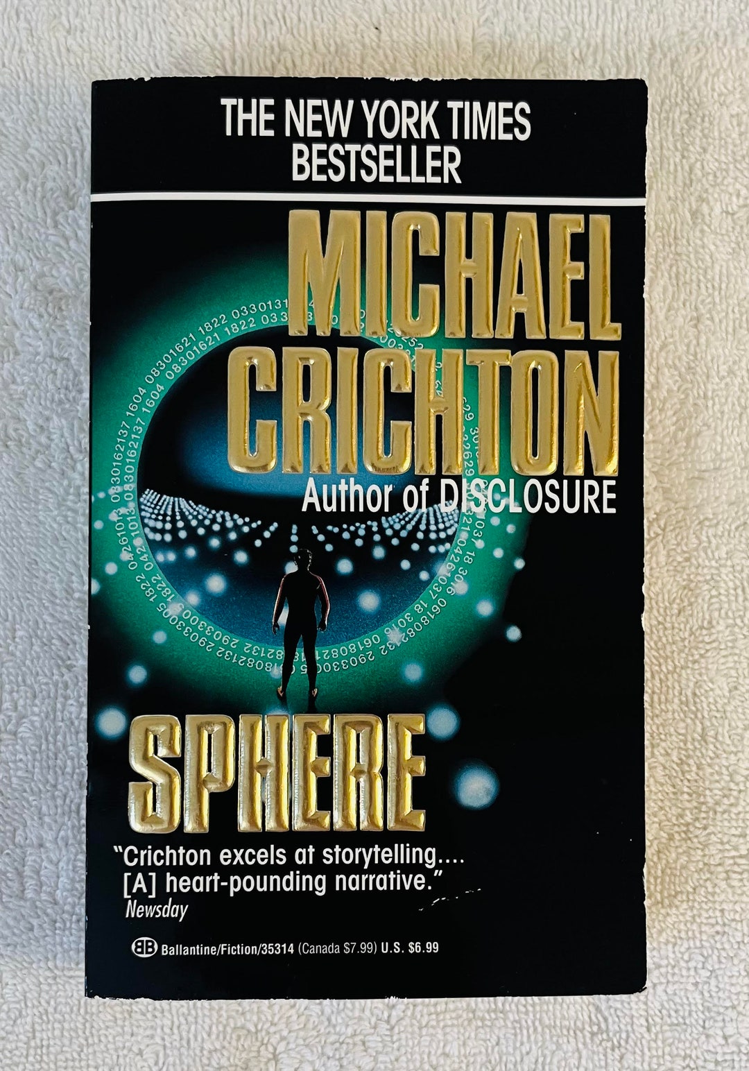 MICHAEL CRICHTON Sphere 1988 Ballantine Paperback - Etsy