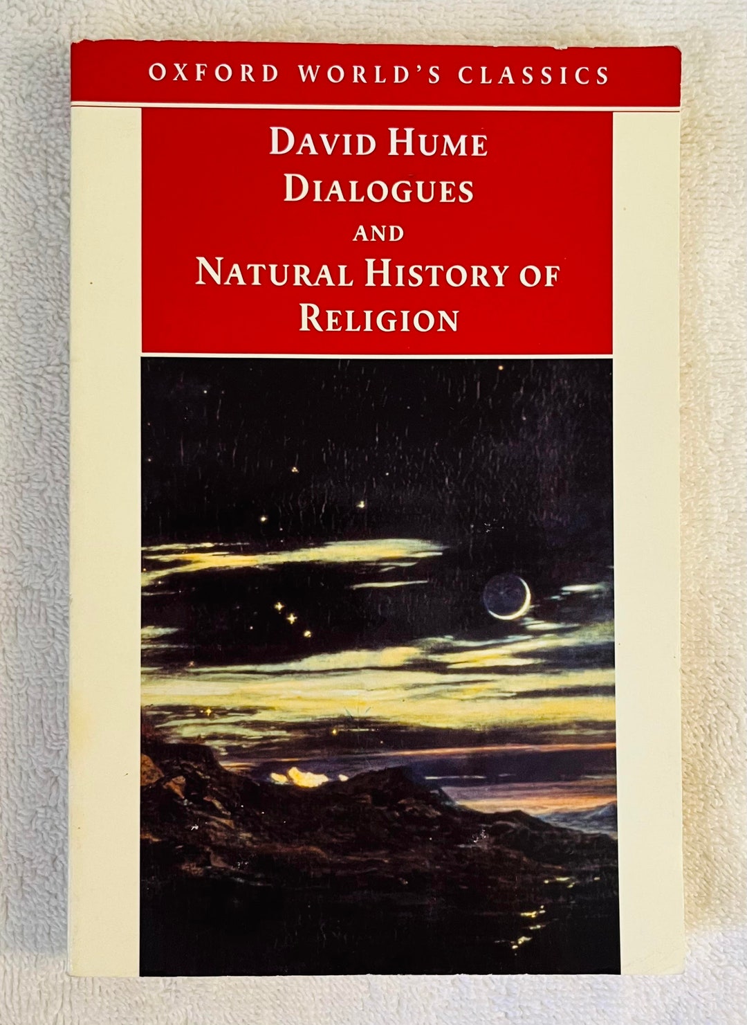 DAVID HUME - Dialogues and Natural History of Religion - 1998 Oxford World's Classics Soft Cover ...