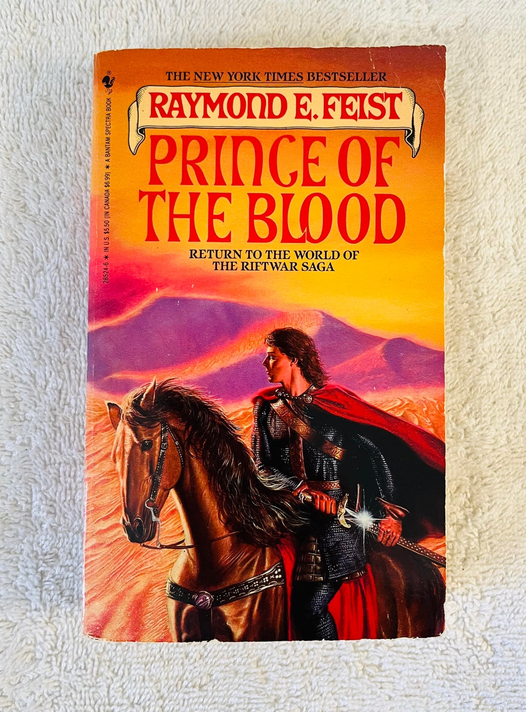 RAYMOND E. FEIST - Prince of the Blood - 1990 Paperback Fantasy - Etsy