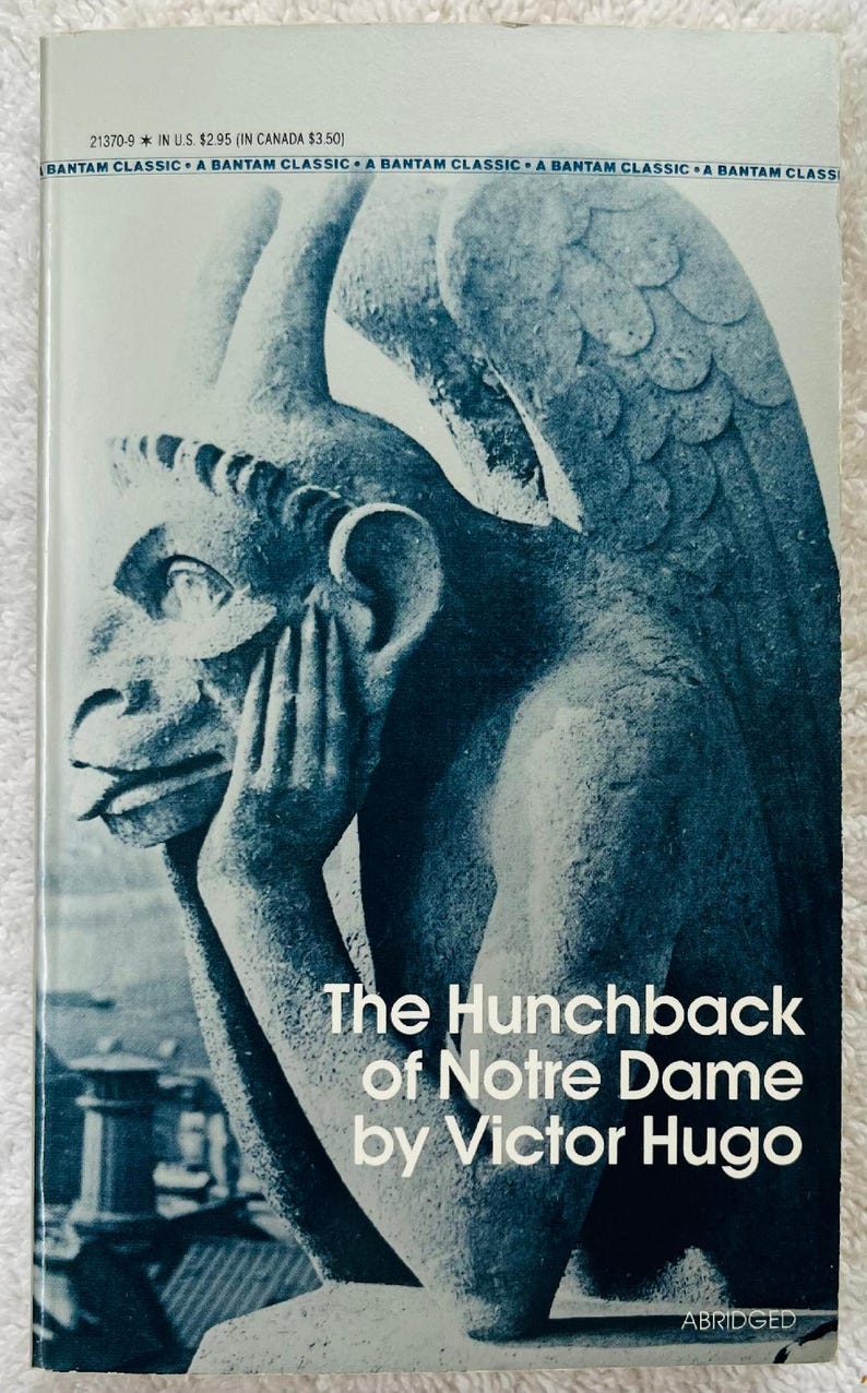 VICTOR HUGO - the Hunchback of Notre Dame - 1988 Bantam Classics ...