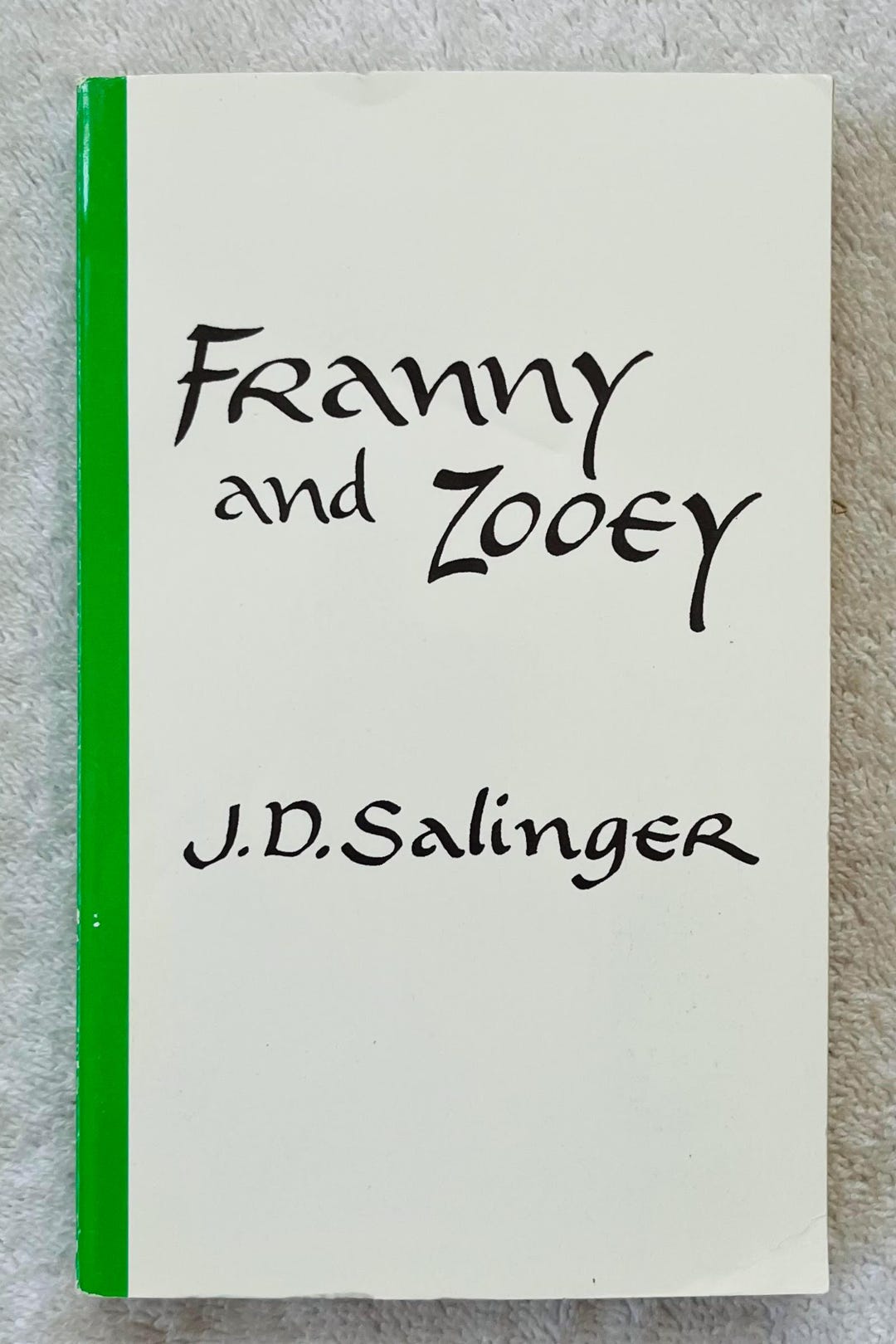 J D SALINGER - Franny and Zooey - 1991 Paperback Classic - Etsy