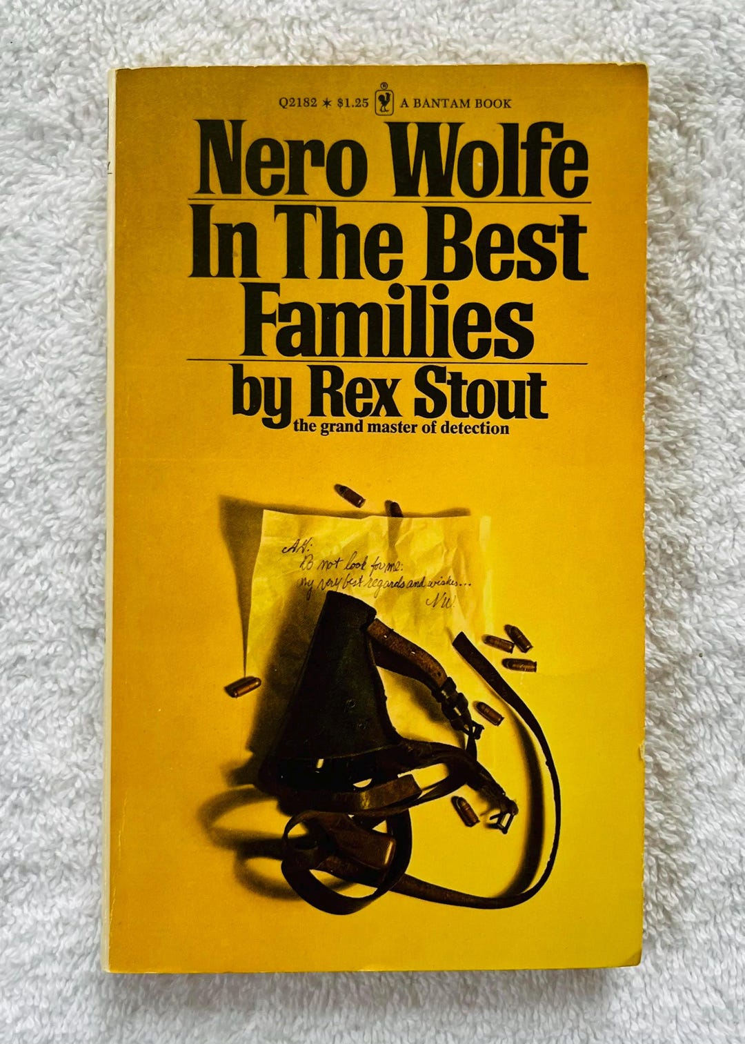 REX STOUT - in the Best Families - 1975 Bantam Paperback - Nero Wolfe ...