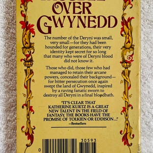 KATHERINE KURTZ - Deryni Checkmate - 1981 Ballantine Paperback - Etsy