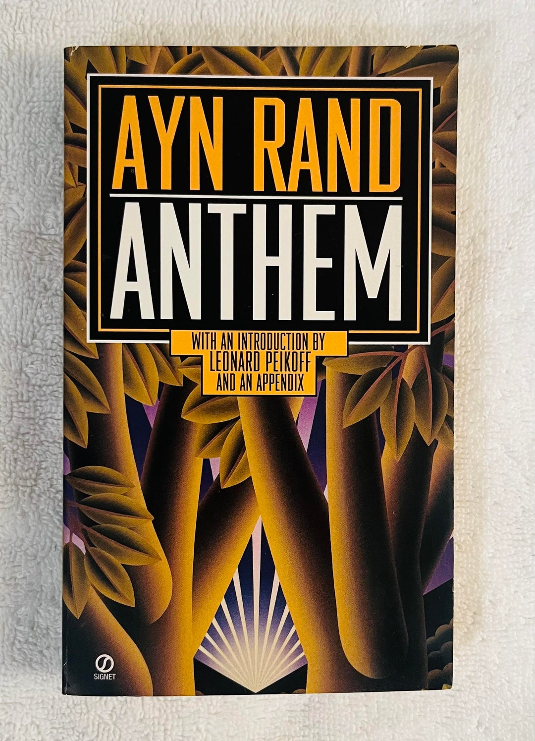 AYN RAND ANTHEM 1995 Signet Paperback - Etsy