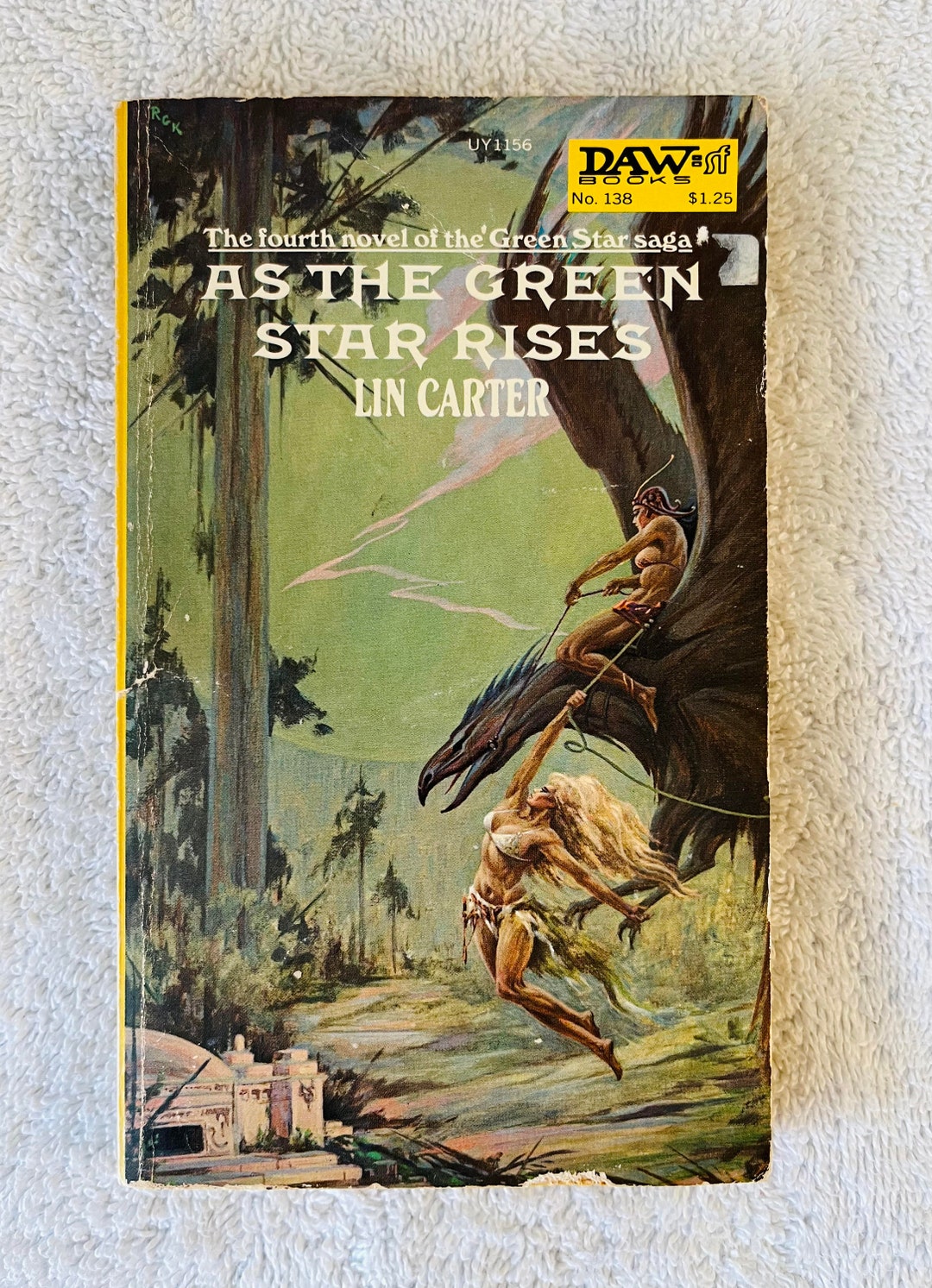 LIN CARTER - as the Green Star Rises - 1975 Daw Fantasy Paperback - Etsy