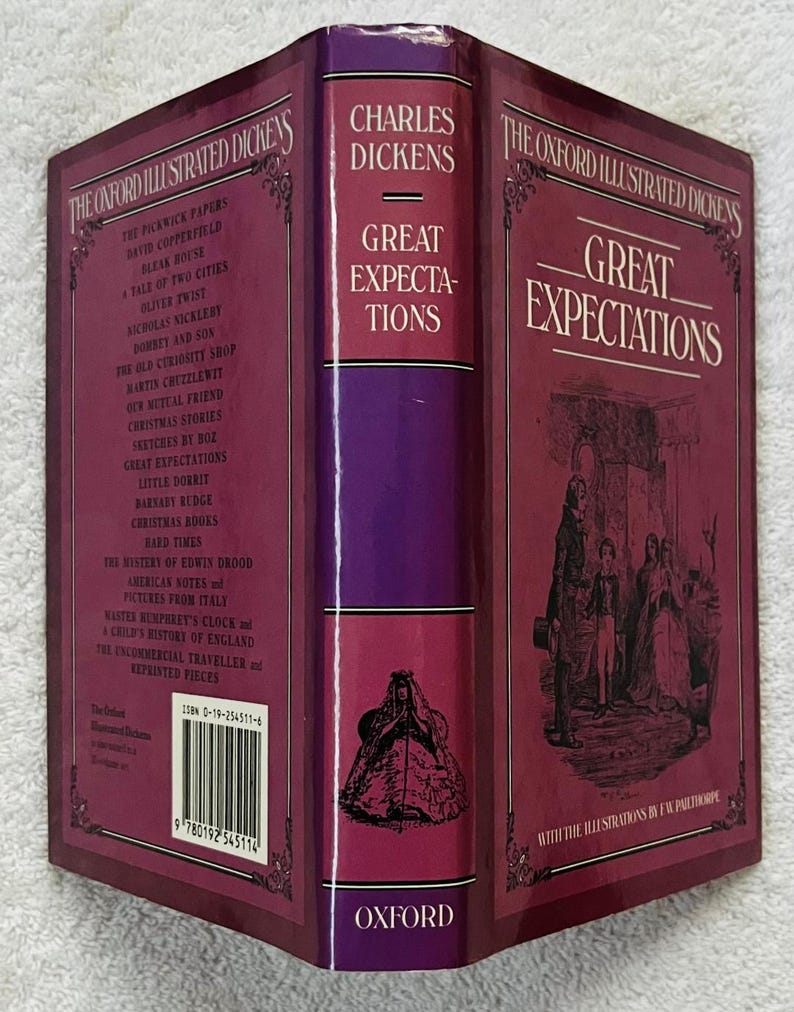CHARLES DICKENS - Great Expectations - 1987 Oxford Classics Hardcover ...