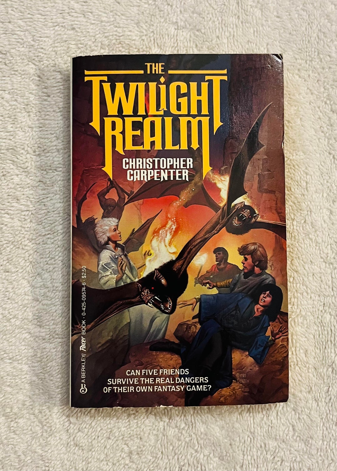 CHRISTOPHER CARPENTER - the Twilight Realm - 1987 Berkley Paperback ...