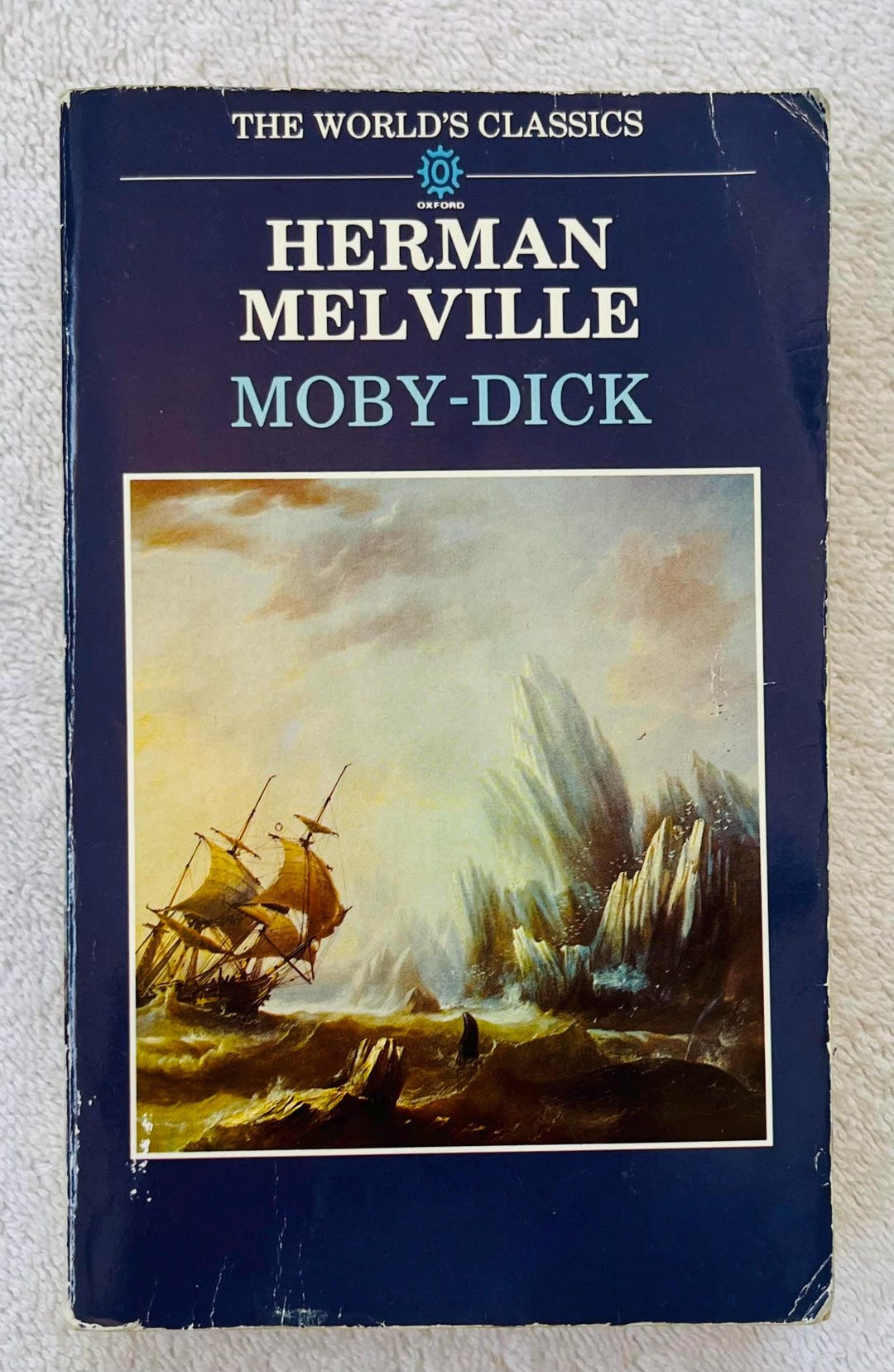 HERMAN MELVILLE - Moby Dick - 1989 Oxford World's Classics Soft Cover ...