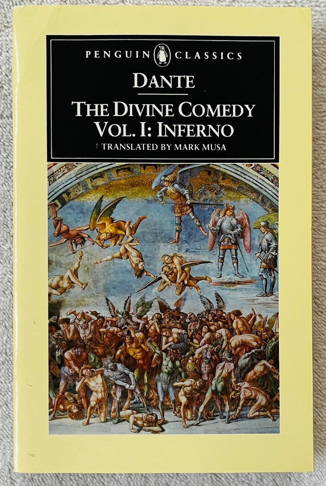 DANTE - the Divine Comedy, Volume I: Inferno - Penguin Classics Soft ...