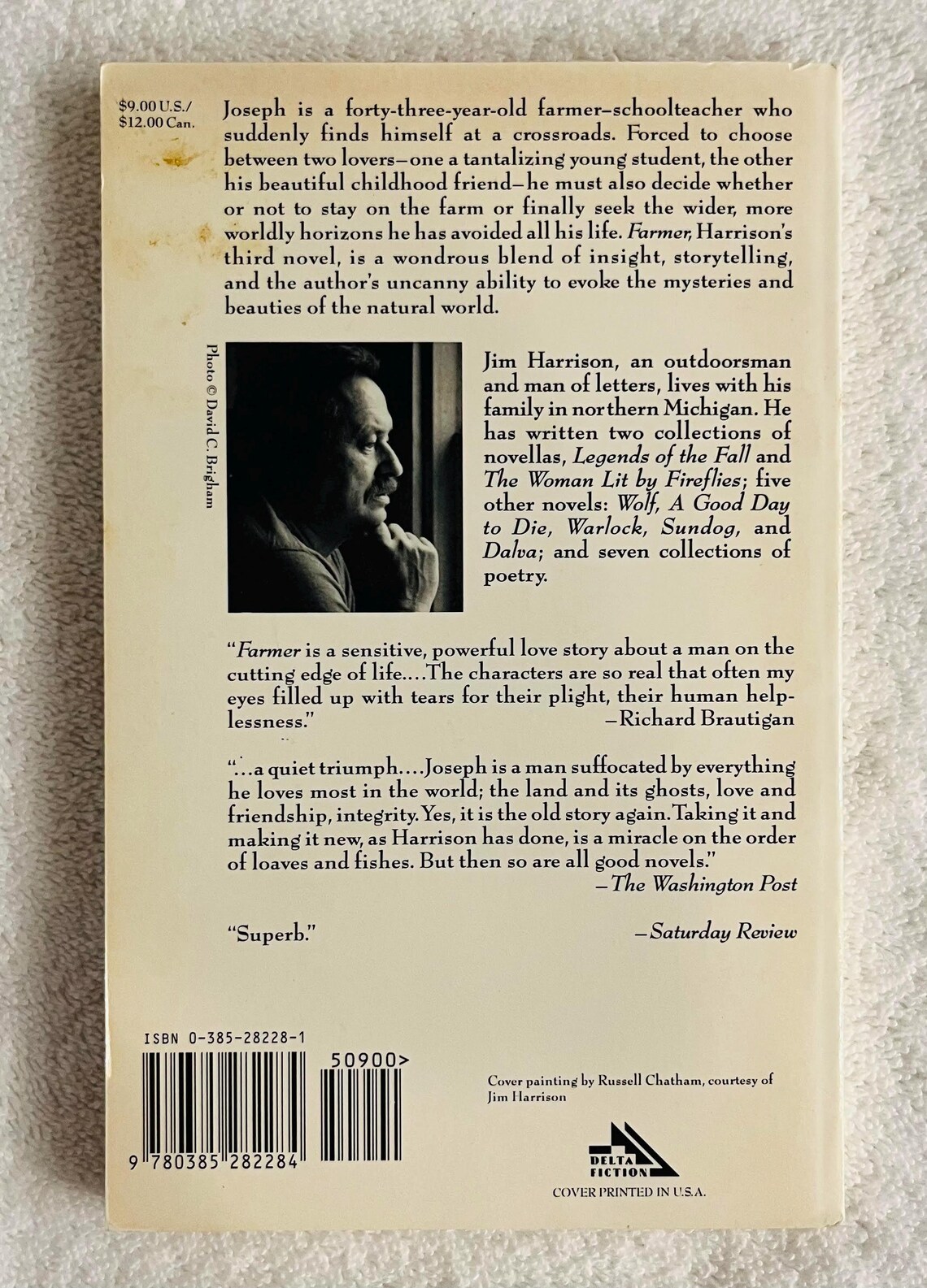 JIM HARRISON Farmer 1989 Delta Soft Cover Edition - Etsy