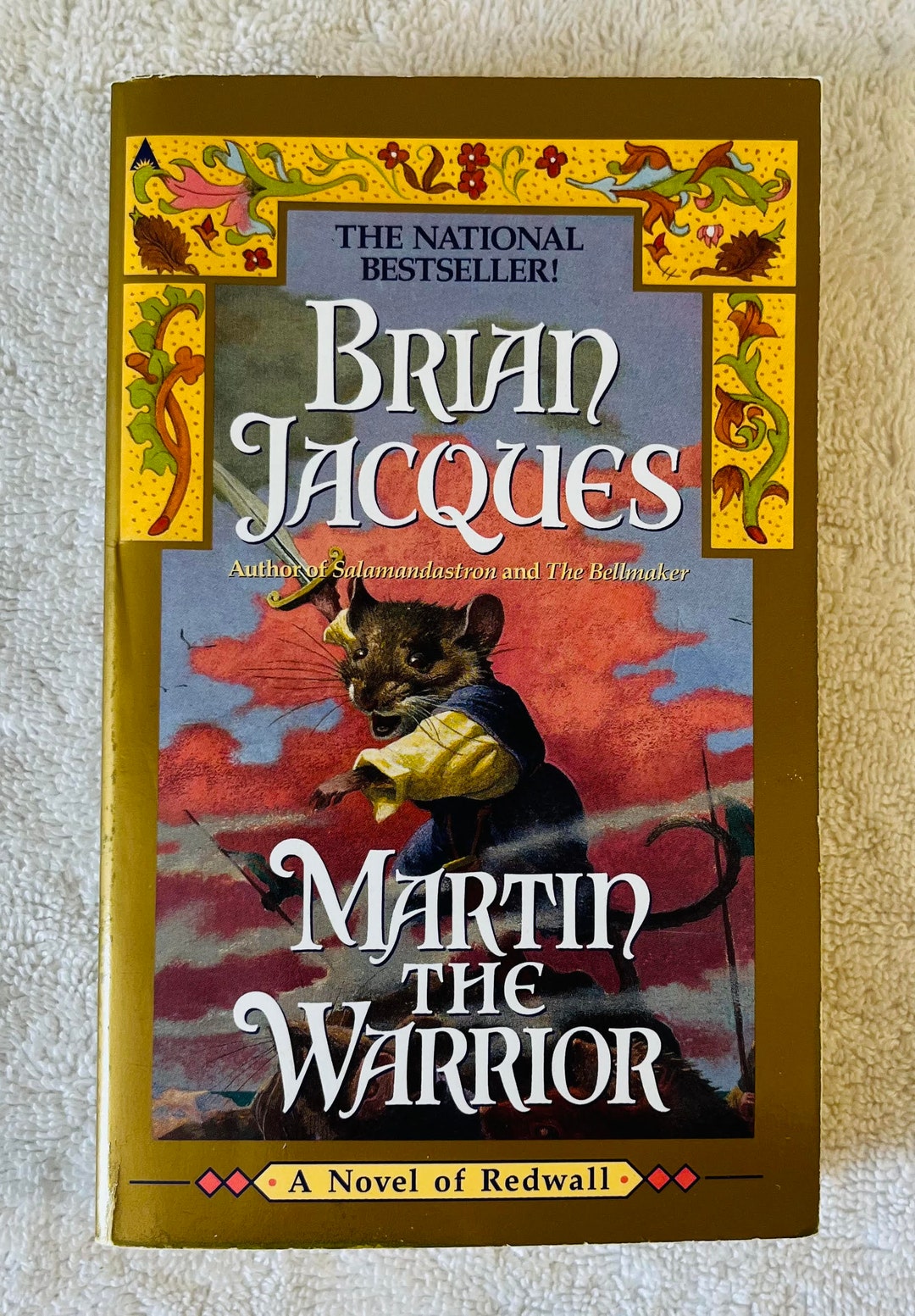 BRIAN JACQUES Martin the Warrior 1995 Paperback Novel of Redwall - Etsy