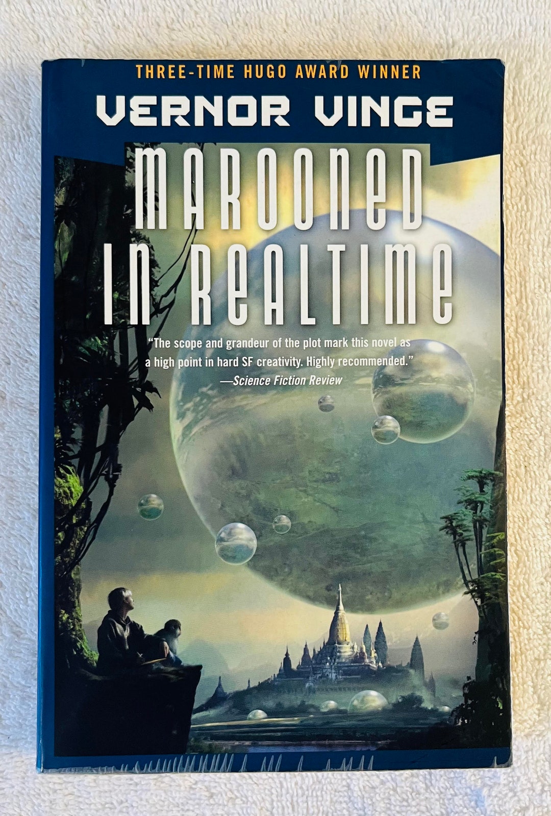VERNOR VINGE - Marooned in Realtime - Tor Soft Cover First Printing - Etsy