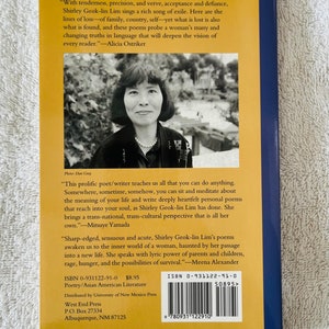 SHIRLEY GEOK-LIN Lim - What the Fortune Teller Didn't Say - 1998 Signed ...
