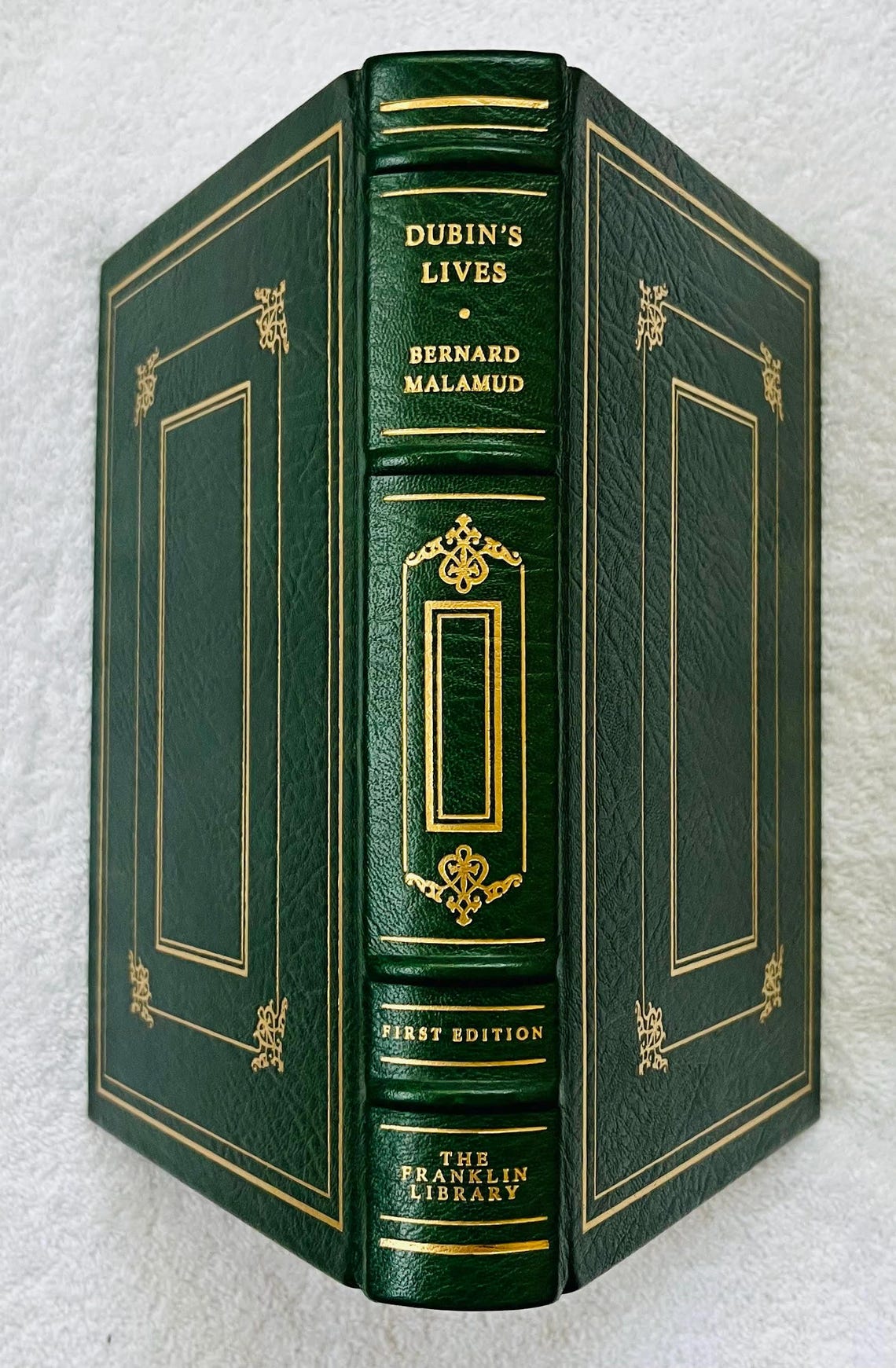 FRANKLIN LIBRARY LEATHER First Edition Bernard Malamud Dublin's Lives ...