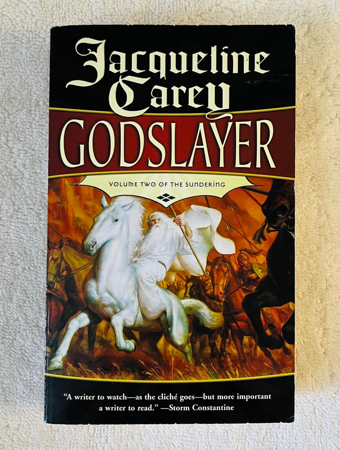 JACQUELINE CAREY - Godslayer - First Printing Fantasy Paperback - Etsy
