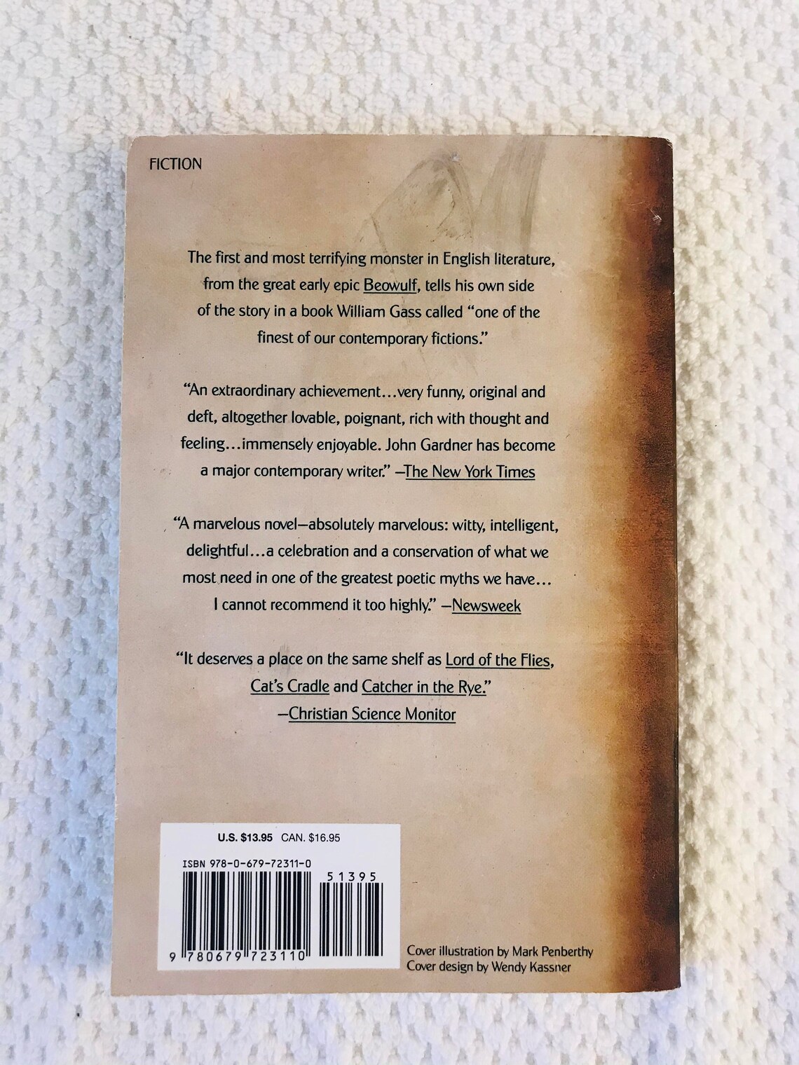 JOHN GARDNER Grendel 1989 Vintage Books Soft Cover Edition | Etsy