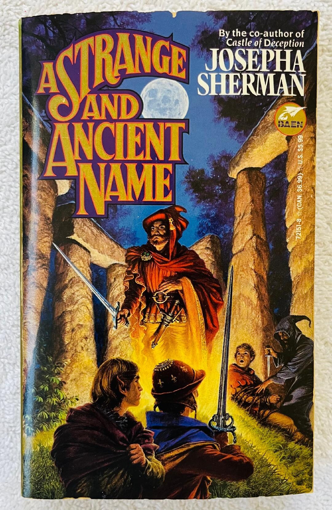 JOSEPHA SHERMAN - A Strange and Ancient Name - 1993 First Printing ...