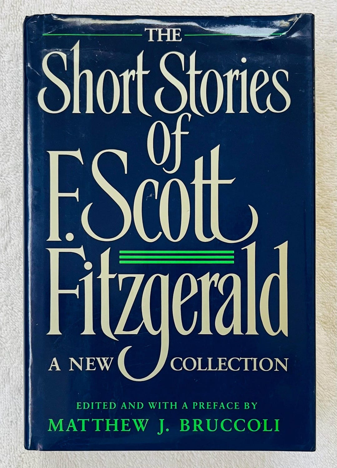 F. SCOTT FITZGERALD - the Short Stories - 1989 First Printing Hardcover ...