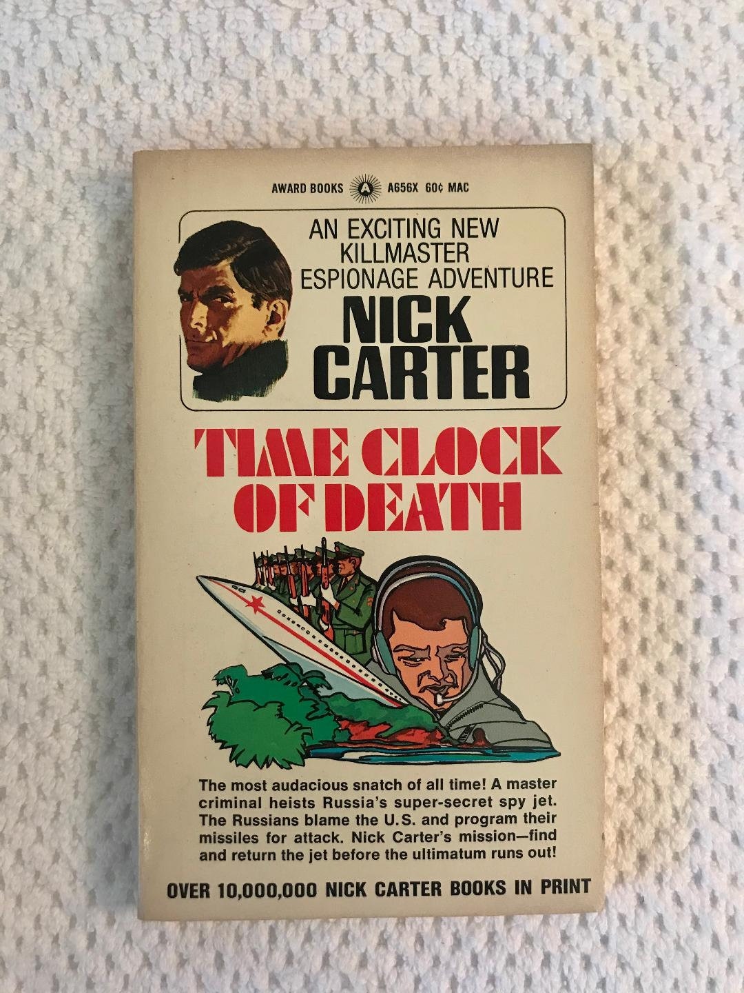 Nick Carter - Time Clock of Death - Vintage 1970 Paperback - Killmaster ...