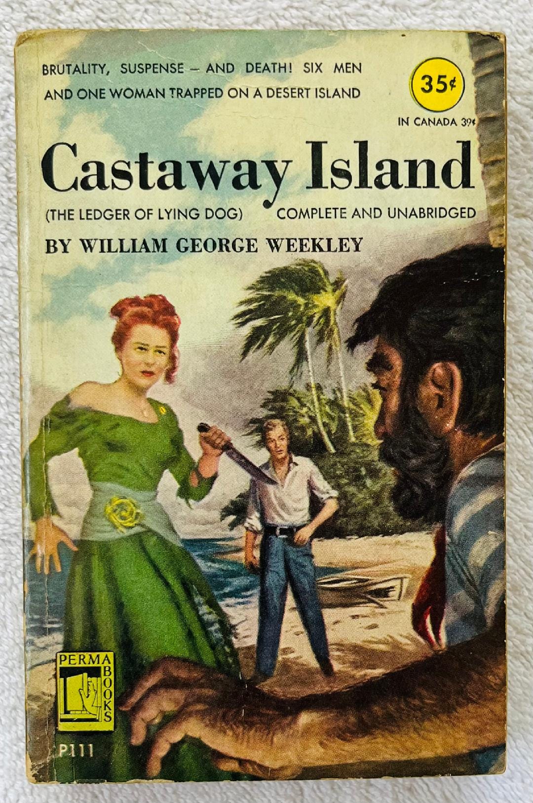 WILLAM GEORGE WEEKLEY - Castaway Island - 1951 Permabooks Paperback - Etsy