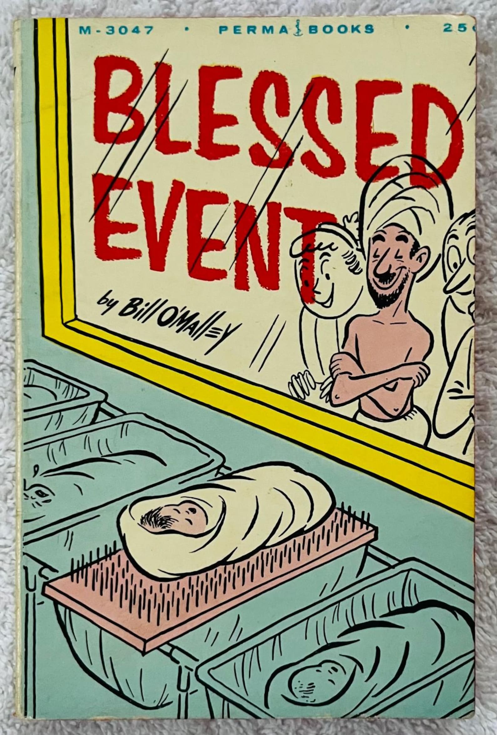 BILL O'MALLEY - Blessed Event - 1956 Cartoon Humor Paperback - Etsy