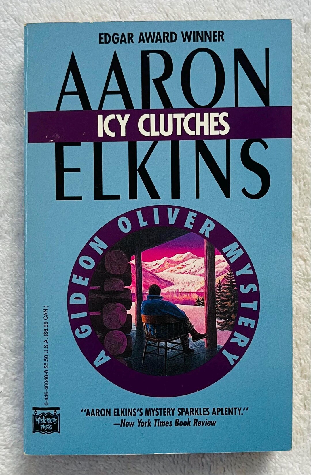 AARON ELKINS - Icy Clutches - 1994 Gideon Oliver Mystery Paperback - Etsy