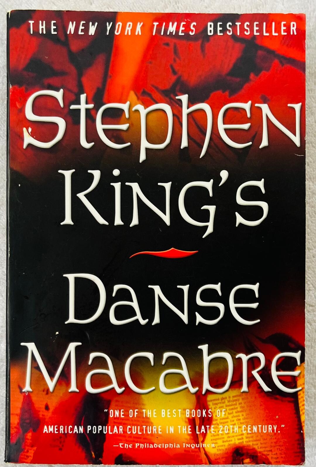 STEPHEN KING - Danse Macabre - 2001 Soft Cover First Printing - Etsy