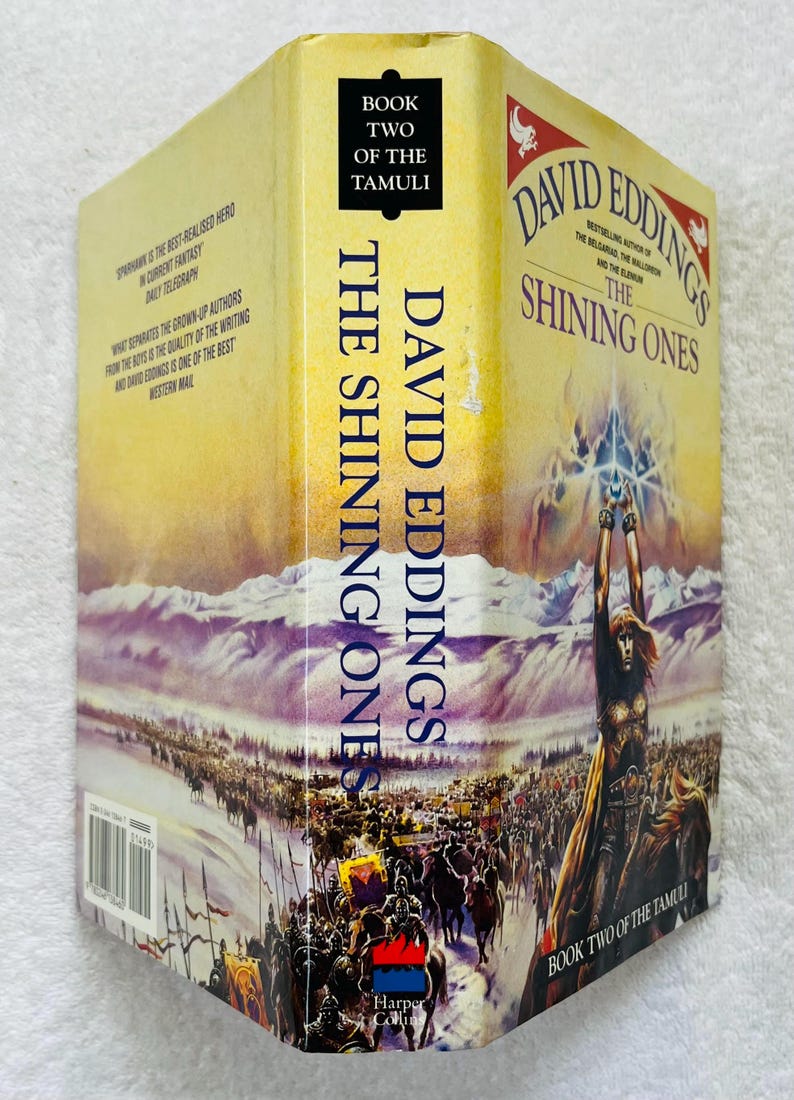 DAVID EDDINGS - the Shining Ones (tamuli 2) - 1993 UK First Printing ...