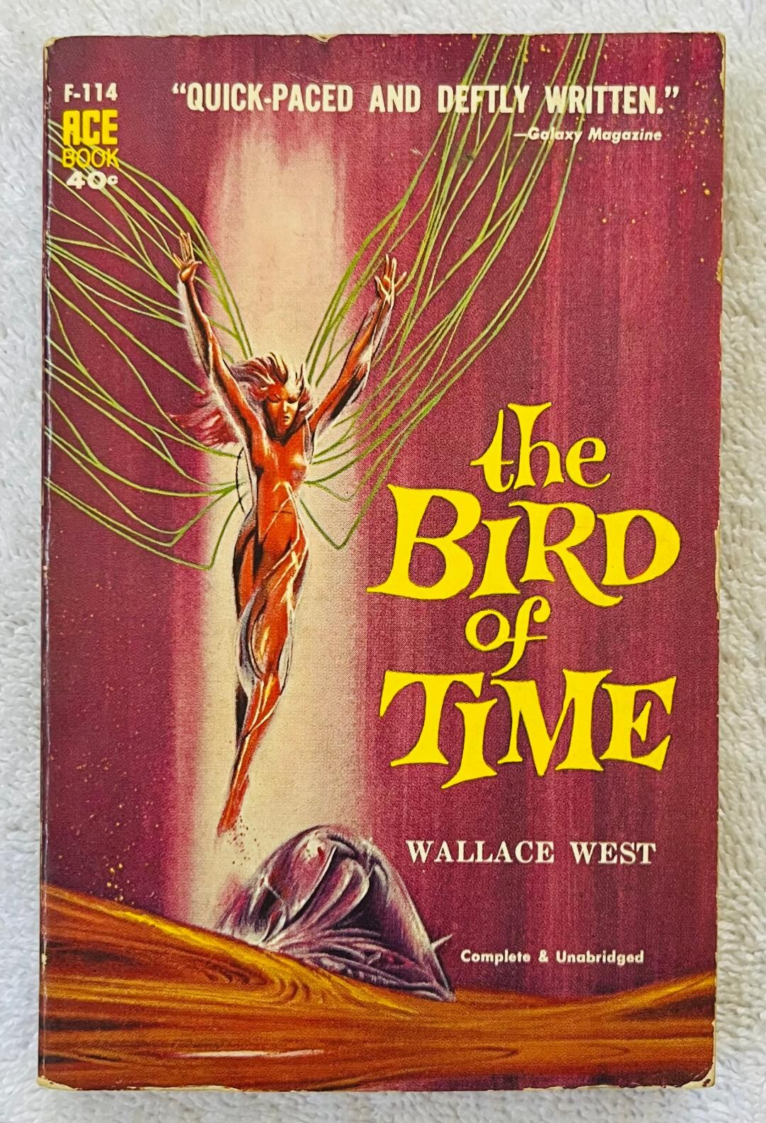 WALLACE WEST - the Bird of Time - 1961 Ace SF Paperback - Etsy