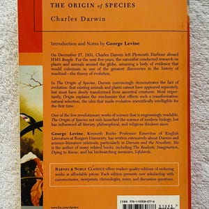 CHARLES DARWIN - the Origin of Species - Barnes & Noble Classics Soft ...