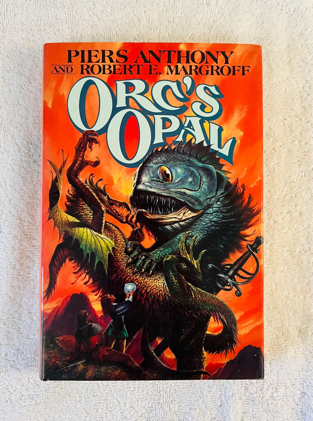 PIERS ANTHONY & Robert E. MARGROFF - Orc's Opal - 1990 First Printing ...
