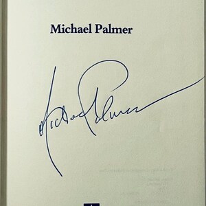 MICHAEL PALMER - the Sisterhood - 1981 SIGNED First Edition Hardcover in Dj - Medical Thriller ...