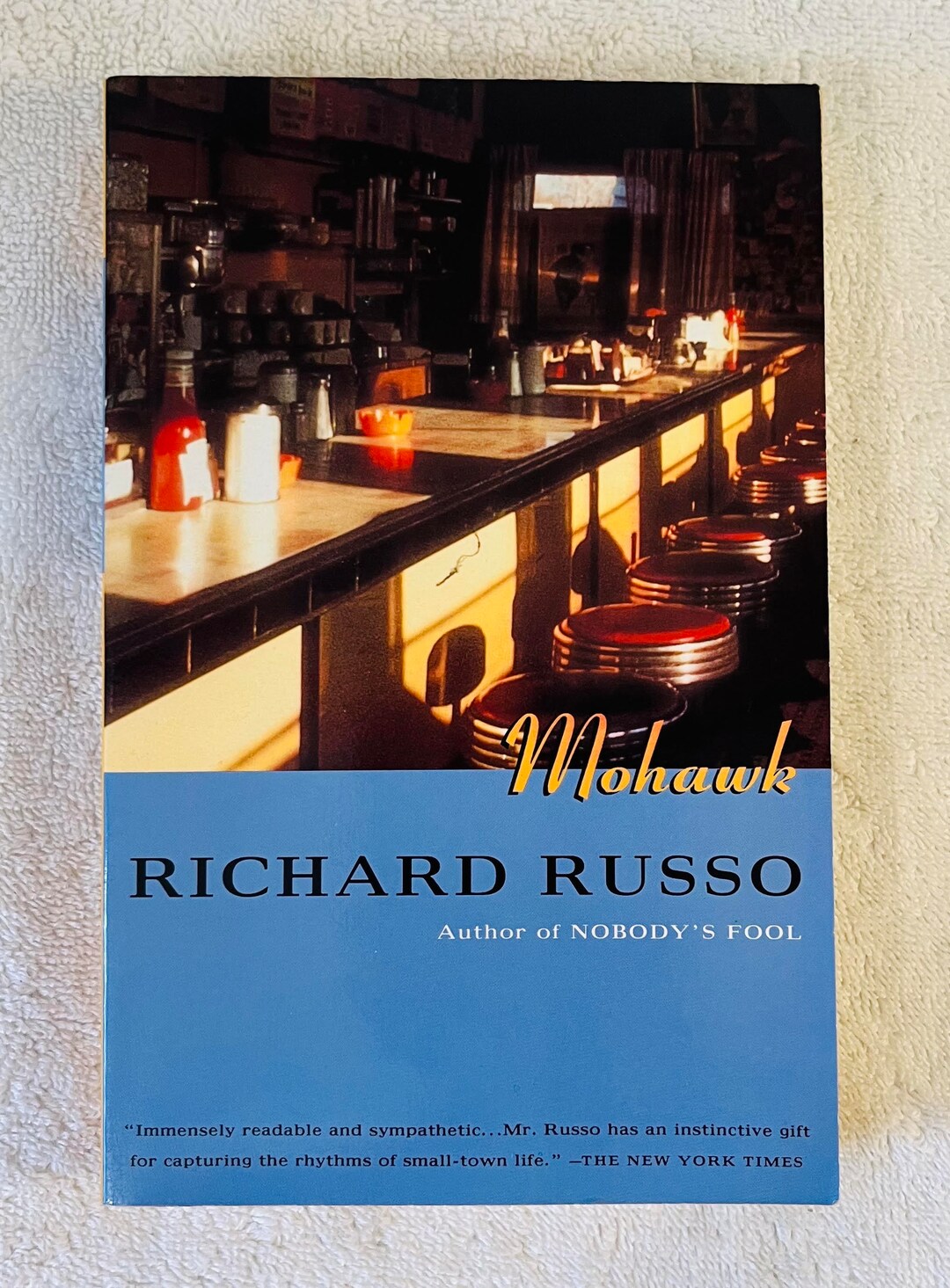 RICHARD RUSSO Mohawk 1994 Vintage Books Soft Cover Edition - Etsy