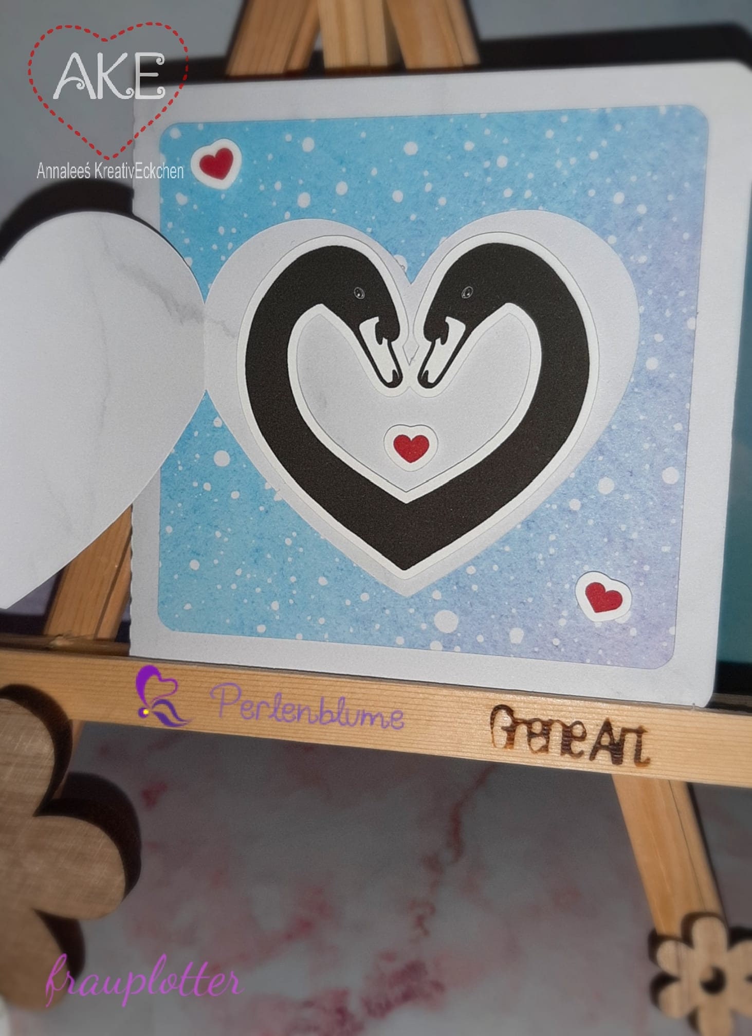 AKE Cutting File Plott Love Swan Love Animals Lovers Annalee - Etsy