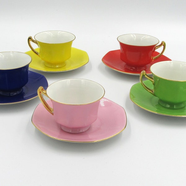Gold Tea Cup Set - Etsy