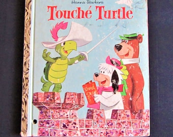 Hanna-barbera Touché Turtle Little Golden Book - Etsy
