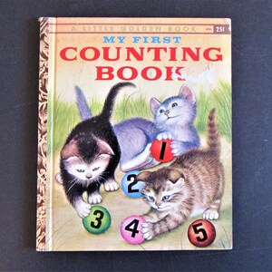 1957 Vintage My First Counting Book: Little Golden Book, Garth Williams ...
