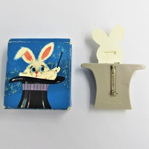 1975 Magic Rabbit AVON PIN PAL / Rabbit in a Hat Pin / - Etsy