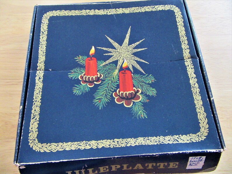 1967 JULEPLATTE CHRISTMAS PLATE / With Original Box / Weihnachten - Etsy