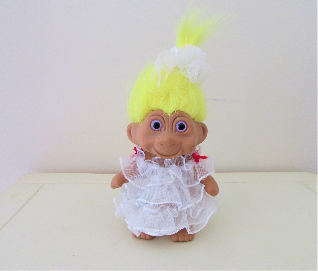 Vintage RUSS Troll in Wedding Dress / Bridal Troll / Bride Gnome - Etsy