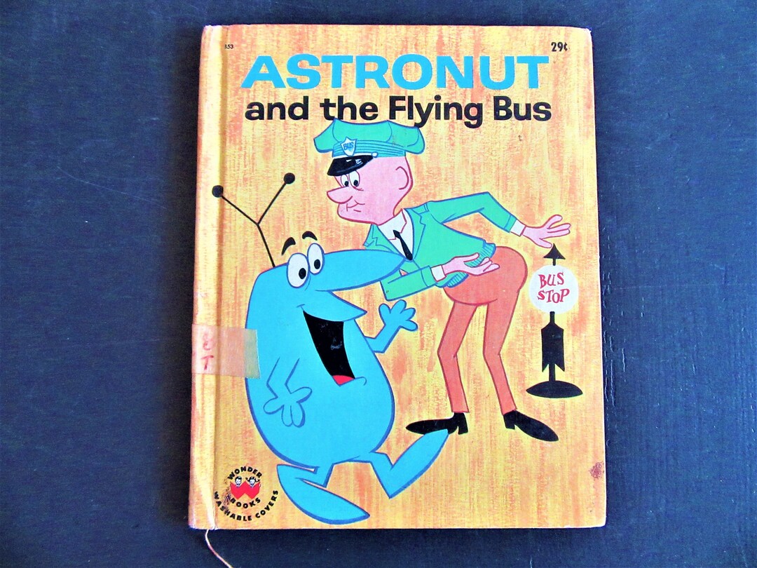 1965 ASTRONUT and the FLYING BUS - Vintage Children's Book - Etsy