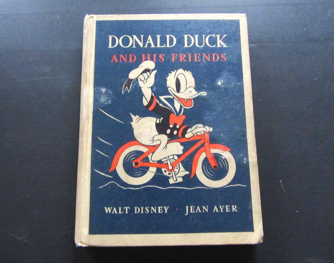Vintage 1939 Donald Duck & Friends Children's Book - First Edition - Etsy