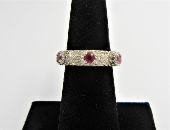 Vintage Signed JUDITH RIPKA RING / Jewelry / 925 Ster… - Gem