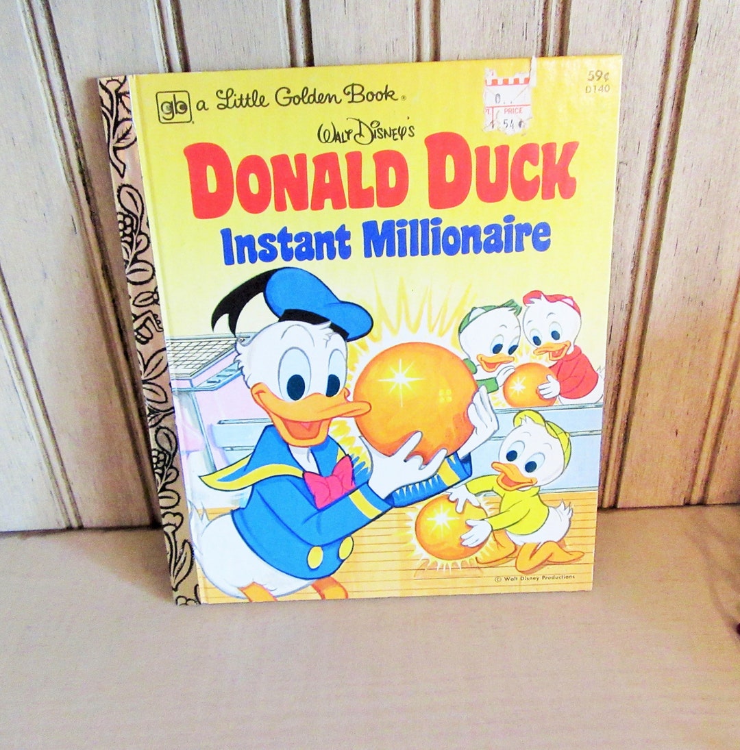 1978 Vintage DONALD DUCK Instant MILLIONAIRE / Walt Disney / Little ...