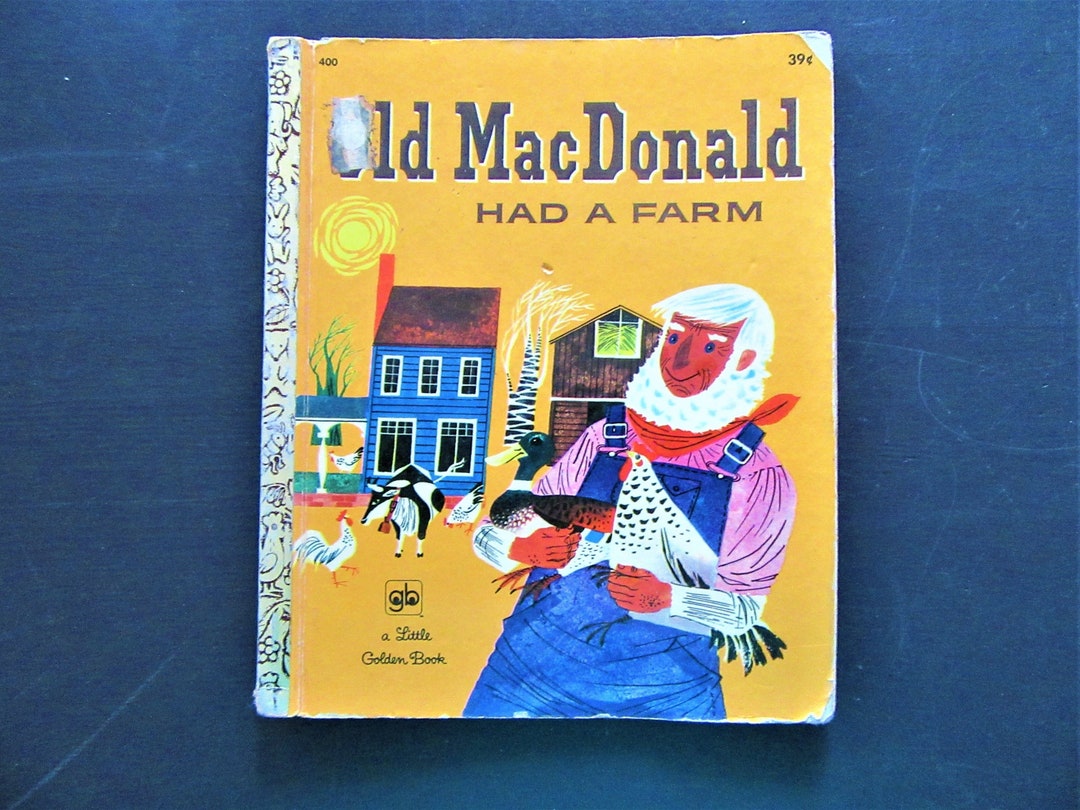 1960 Old Mcdonald Had A Farm / LITTLE GOLDEN BOOK / Pictures by Moritz ...