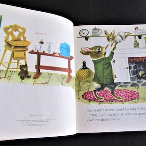 1955 THE BUNNY BOOK / Little Golden Book / by Patsy Scarry ...
